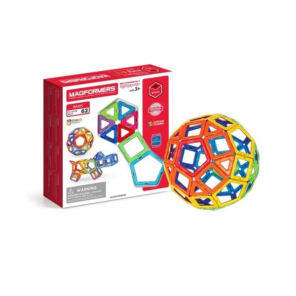 ZOZO問い合わせ番号:108697308ショップ:ボーネルンド，ボーネルンドブランド:ボーネルンド，ボーネルンド，MAGFORMERS，マグフォーマー商品名:マグ・フォーマー ベーシックセット（62ピース/あそび方冊子付き）カテゴリ:雑貨...