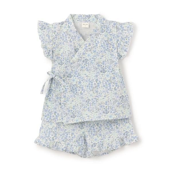 ZOZO問い合わせ番号:108700729ショップ:petit main，プティマインブランド:petit main，プティマイン商品名:花柄フリル甚平カテゴリ:水着/着物・浴衣>浴衣ブランド品番:9662625素材:綿100%原産国...