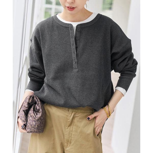 ZOZO問い合わせ番号:108703995ショップ:Spick &amp; Span，スピック アンド スパンブランド:Spick &amp; Span，スピックアンドスパン商品名:「WEB限定 / 追加」2枚SETヘンリーネックプルオーバ...