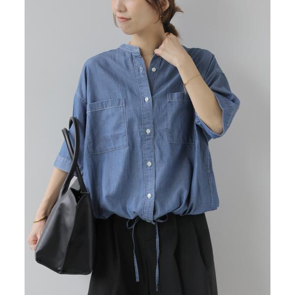 ZOZO問い合わせ番号:108740785ショップ:JOURNAL STANDARD，ジャーナルスタンダードブランド:JOURNAL STANDARD relume，ジャーナルスタンダード　レリューム商品名:ライトデニムドロストシャツカテゴ...