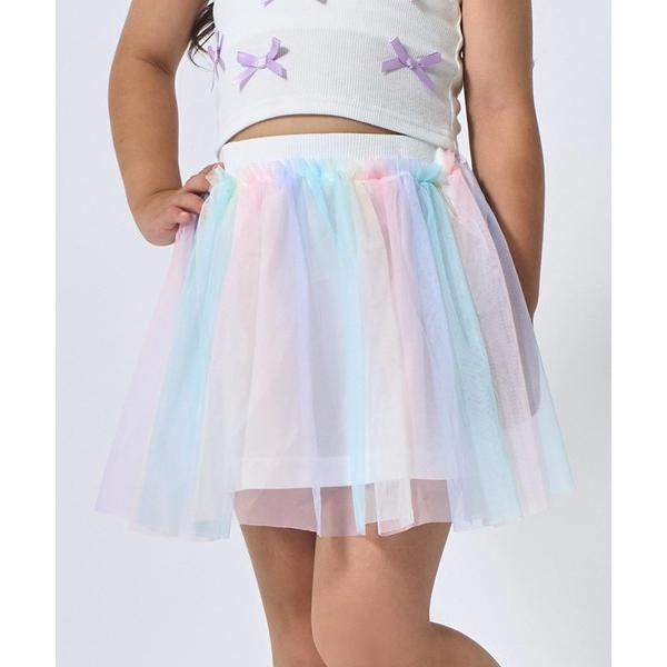ZOZO問い合わせ番号:108740842ショップ:ANAP，アナップブランド:ANAP kids，アナップキッズ商品名:グラデーション チュールスカートカテゴリ:スカート>スカートブランド品番:421-3647素材:表地/ポリエステ...