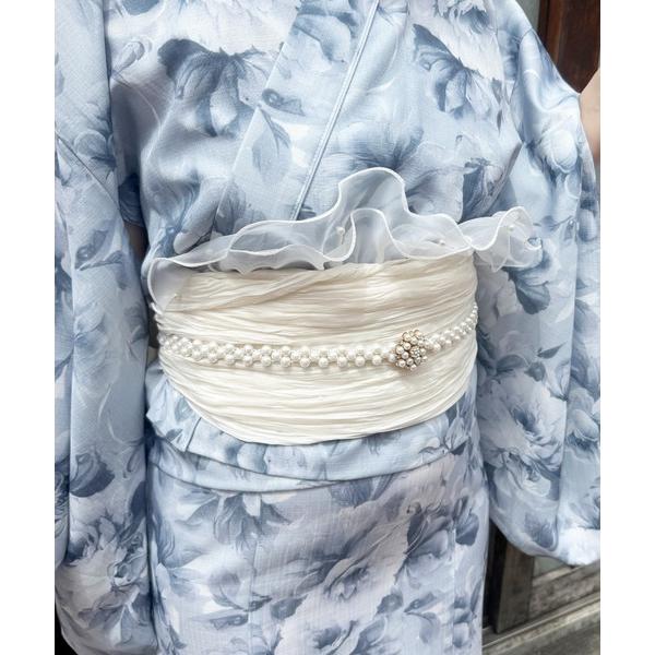 ZOZO問い合わせ番号:108741234ショップ:apres jour，アプレジュールブランド:apres jour，アプレジュール商品名:【apres jour×ARIAZ】パール付きフリル帯揚げカテゴリ:水着/着物・浴衣>和装小...
