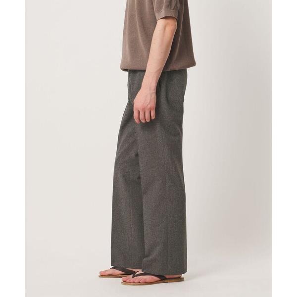 ZOZO問い合わせ番号:108741381ショップ:UNITED ARROWS，ユナイテッドアローズブランド:UNITED ARROWS，ユナイテッドアローズ商品名:ポリエステル リネンライク セミフレアトラウザーズカテゴリ:パンツ>...