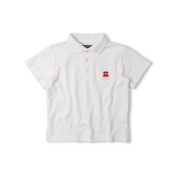 ZOZO問い合わせ番号:108742963ショップ:こどもの森e-shop，コドモノモリイーショップブランド:hungry heart，ハングリーハート商品名:【WEB限定】新幹線電車刺繍半袖白ポロシャツカテゴリ:トップス>ポロシャツ...