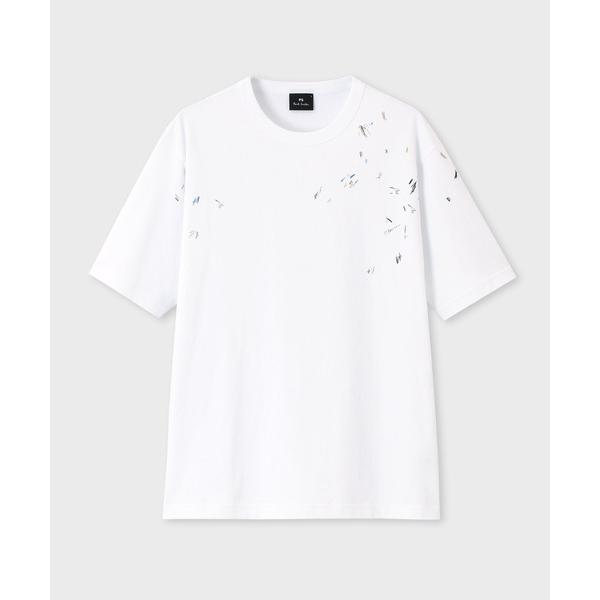 ZOZO問い合わせ番号:108745517ショップ:Paul Smith，ポール・スミスブランド:PS Paul Smith，ピーエスポールスミス商品名:Scribble Print” 半袖Tシャツ / 262506 220Xカテゴリ:トッ...