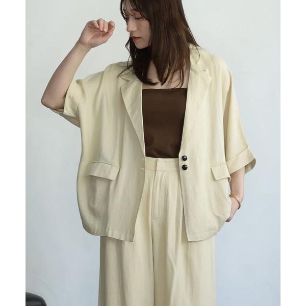 ZOZO問い合わせ番号:108855363ショップ:Chaco closet，チャコクローゼットブランド:NOAHL，ノアル商品名:【NOAHL】リラックスリネンジャケットカテゴリ:ジャケット/アウター>テーラードジャケットブランド品...