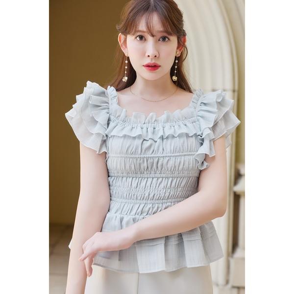 ZOZO問い合わせ番号:108855552ショップ:Her lip to，ハーリップトゥブランド:Her lip to，ハーリップトゥー商品名:La Plage Peplum Topカテゴリ:トップス>その他トップスブランド品番:12...