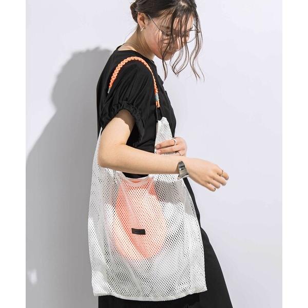 ZOZO問い合わせ番号:108891418ショップ:BEBE ONLINE STORE，ベベ オンラインストアブランド:LIBERCORE par BEBE，リベルコアパルベベ商品名:パラコード付きメッシュポケッタブルトートカテゴリ:バッグ...
