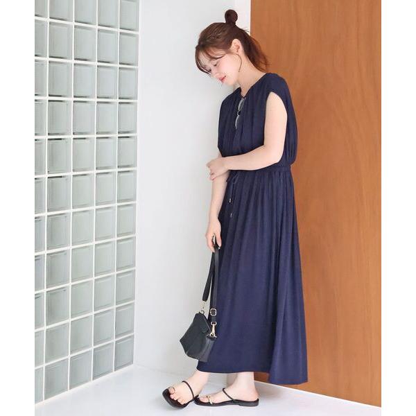 『セール実施中』ZOZO問い合わせ番号:108893598ショップ:le.coeur blanc，ルクールブランブランド:le.coeur blanc，ルクールブラン商品名:ソフト天竺ウエストドロストワンピースカテゴリ:ワンピース/ドレス&...