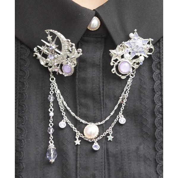 ZOZO問い合わせ番号:108932145ショップ:axes femme，アクシーズファムブランド:axes femme，アクシーズファム商品名:月星の天球想マルチクリップカテゴリ:アクセサリー>チャームブランド品番:BL649X97...