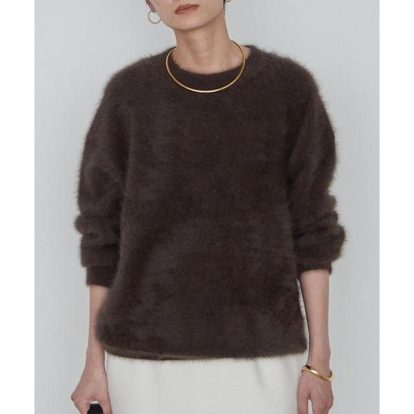 『タイムセール実施中』ZOZO問い合わせ番号:108932747ショップ:LOUNGEDRESS，ラウンジドレスブランド:LOUNGEDRESS，ラウンジドレス商品名:ファーカシミヤミンクライククルーニットカテゴリ:トップス>ニット/...