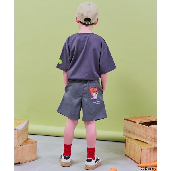 ZOZO問い合わせ番号:108933629ショップ:pairmanon，ペアマノンブランド:pairmanon，ペアマノン，coucou manon，ククゥ マノン商品名:【ズートピア2】ユニセックス バック ポケット プリント ショートパ...