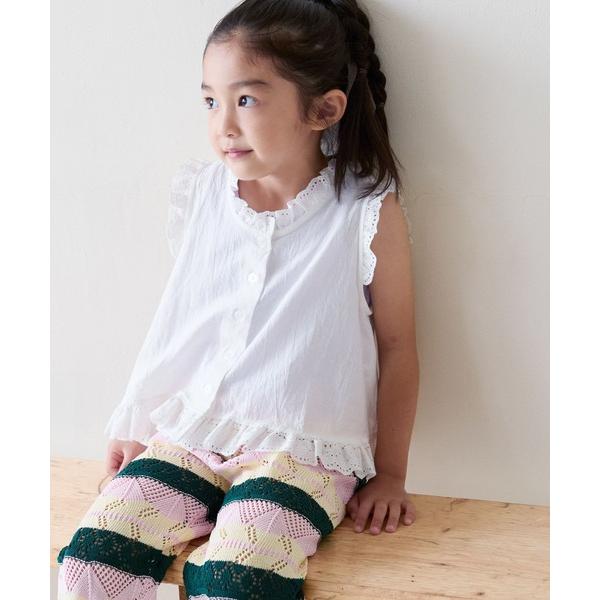 ZOZO問い合わせ番号:108934025ショップ:LOWRYS FARM，ローリーズファームブランド:LOWRYS FARM，ローリーズファーム商品名:レースノースリーブブラウス　877774カテゴリ:トップス>シャツ/ブラウスブラ...