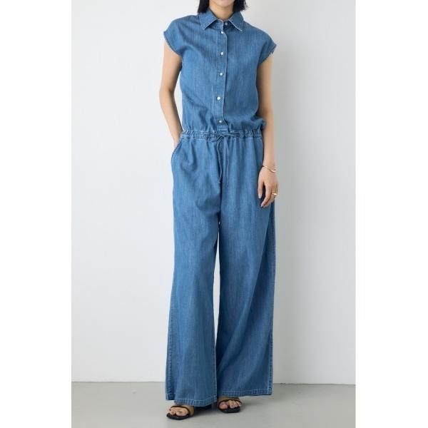 ZOZO問い合わせ番号:108971516ショップ:AZUL BY MOUSSY，アズールバイマウジーブランド:AZUL BY MOUSSY，アズールバイマウジー商品名:「セットアップ対応」ライトオンスデニムオールインワンカテゴリ:オールイ...