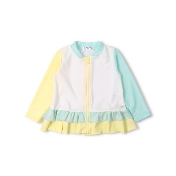 ※このアイテムは返品・交換対象外商品です。ZOZO問い合わせ番号:108971803ショップ:こどもの森e-shop，コドモノモリイーショップブランド:Jolly Jury，ジョリージュリー商品名:「WEB限定」クレイジー配色裾フリルラッシ...