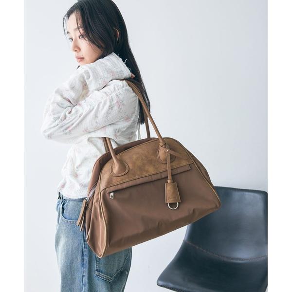 『タイムセール実施中』ZOZO問い合わせ番号:108972747ショップ:JEANASIS，ジーナシスブランド:JEANASIS，ジーナシス商品名:フェイクレザーナイロンコンビボストン/1049634カテゴリ:バッグ>ボストンバッグブ...