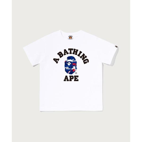 ZOZO問い合わせ番号:108972875ショップ:A BATHING APE，ア ベイシング エイプブランド:A BATHING APE，アベイシングエイプ商品名:STA STRIKE CAMO COLLEGE TEEカテゴリ:トップス&...