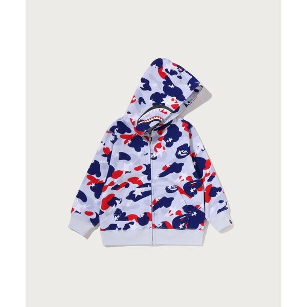 ZOZO問い合わせ番号:108973023ショップ:A BATHING APE，ア ベイシング エイプブランド:A BATHING APE，アベイシングエイプ商品名:STA STRIKE CAMO SHARK ZIP HOODIEカテゴリ:...