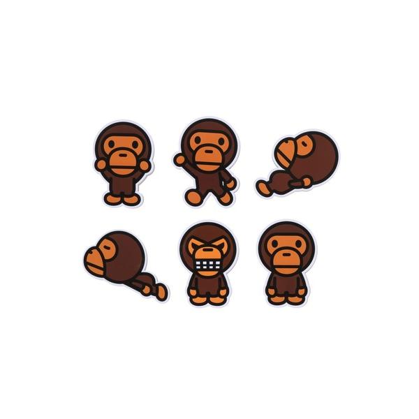 ZOZO問い合わせ番号:108973088ショップ:A BATHING APE，ア ベイシング エイプブランド:A BATHING APE，アベイシングエイプ商品名:BABY MILO STICKER SETカテゴリ:雑貨/ホビー>ス...
