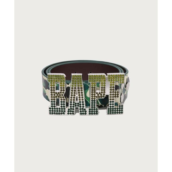 ZOZO問い合わせ番号:108973122ショップ:A BATHING APE，ア ベイシング エイプブランド:A BATHING APE，アベイシングエイプ商品名:ABC CAMO BAPE LEATHER BELTカテゴリ:ファッション...
