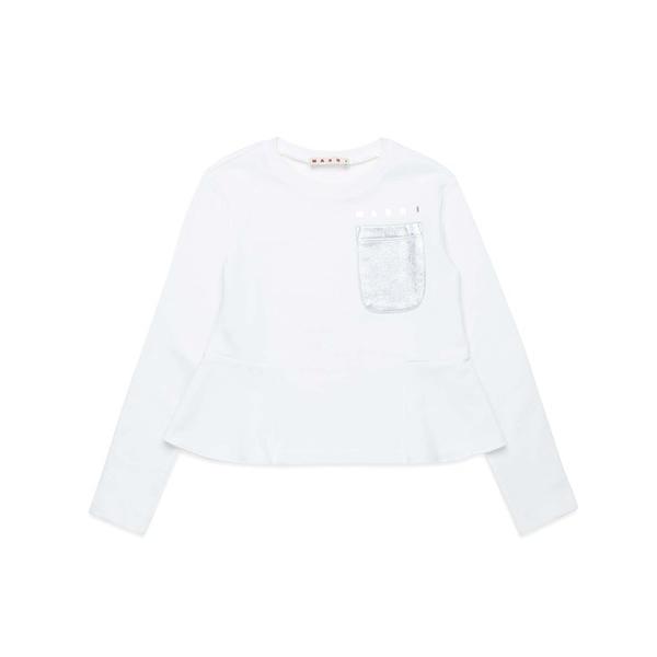 『タイムセール実施中』ZOZO問い合わせ番号:108974039ショップ:SPACCIO，スパッチョブランド:MARNI，マルニ商品名:MARNI（マルニ）Kids ＆ Junior クロップドポケットスウェットプルオーバーカテゴリ:トップ...