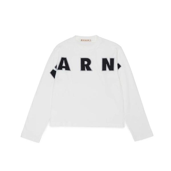 『タイムセール実施中』ZOZO問い合わせ番号:108974046ショップ:SPACCIO，スパッチョブランド:MARNI，マルニ商品名:MARNI（マルニ）Kids ＆ Junior ロゴ長袖Tシャツカットソーカテゴリ:トップス>Tシ...