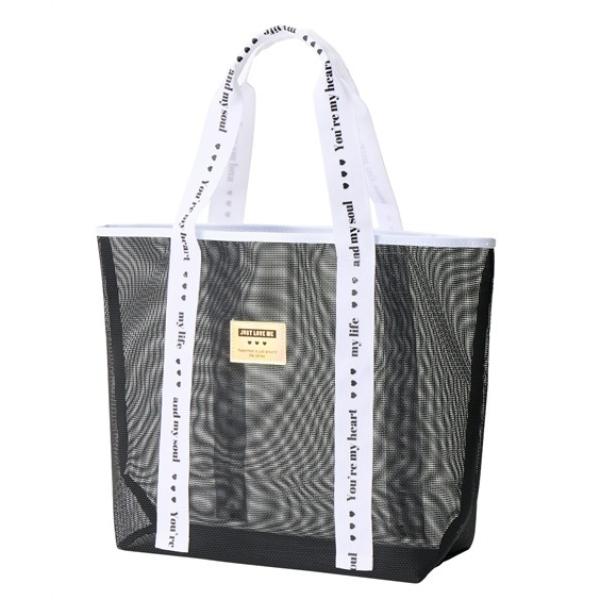 ※このアイテムは返品・交換対象外商品です。ZOZO問い合わせ番号:108975334ショップ:nissen，ニッセンブランド:QUNTSTYLE，キュントスタイル商品名:トートバッグ型 メッシュビーチバッグカテゴリ:水着/着物・浴衣>...