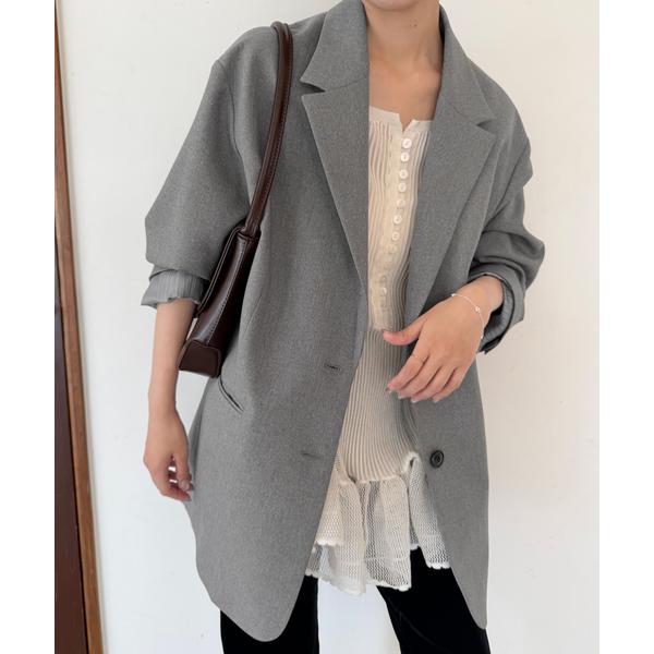 ZOZO問い合わせ番号:108985647ショップ:IENA，イエナブランド:SLOBE IENA，スローブイエナ商品名:「WEB限定カラーあり/追加3」PE SHARK ビックジャケットカテゴリ:ジャケット/アウター>テーラードジャ...