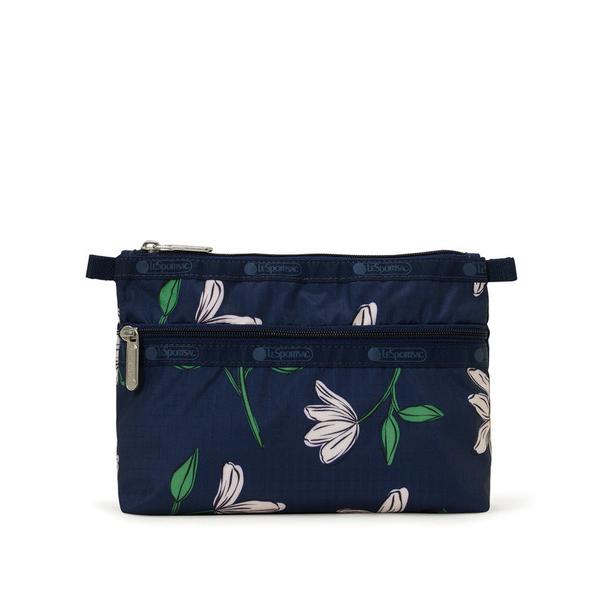 『タイムセール実施中』ZOZO問い合わせ番号:109009203ショップ:LeSportsac，レスポートサックブランド:LeSportsac，レスポートサック商品名:COSMETIC CLUTCH フローラルブルームズネイビーカテゴリ:財...