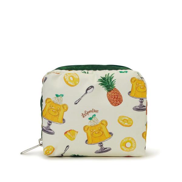 ZOZO問い合わせ番号:109009233ショップ:LeSportsac，レスポートサックブランド:LeSportsac，レスポートサック商品名:SQUARE COSMETIC パインベアジェリーカテゴリ:財布/小物>ポーチブランド品...