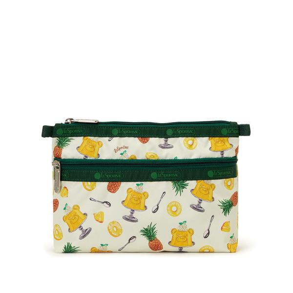ZOZO問い合わせ番号:109009237ショップ:LeSportsac，レスポートサックブランド:LeSportsac，レスポートサック商品名:COSMETIC CLUTCH パインベアジェリーカテゴリ:財布/小物>ポーチブランド品...