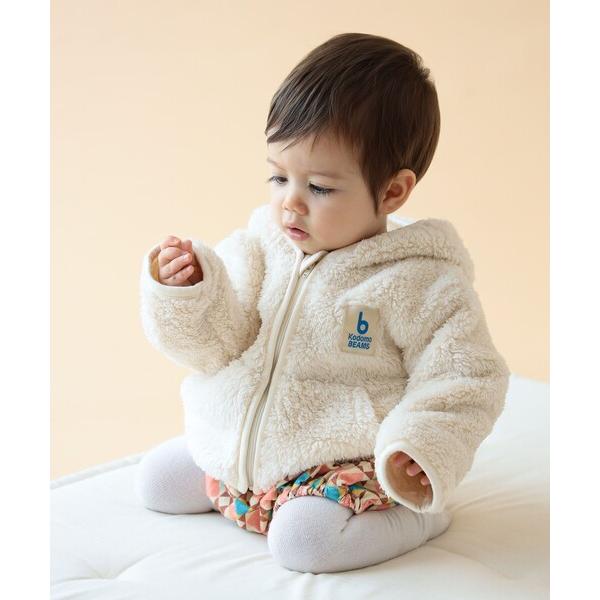 ZOZO問い合わせ番号:109011390ショップ:BEAMS WOMEN，ビームスウィメンブランド:こども ビームス，コドモビームス商品名:ジップ ボア フーディ 2026FW（70〜110cm）カテゴリ:ジャケット/アウター>その...