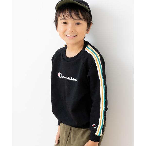 ZOZO問い合わせ番号:109011798ショップ:JAM ＆ LINK，ジャムアンドリンクブランド:Champion，チャンピオン，chil2，チルツー商品名:「チャンピオン」袖ライン裏毛トレーナーカテゴリ:トップス>スウェットブラ...