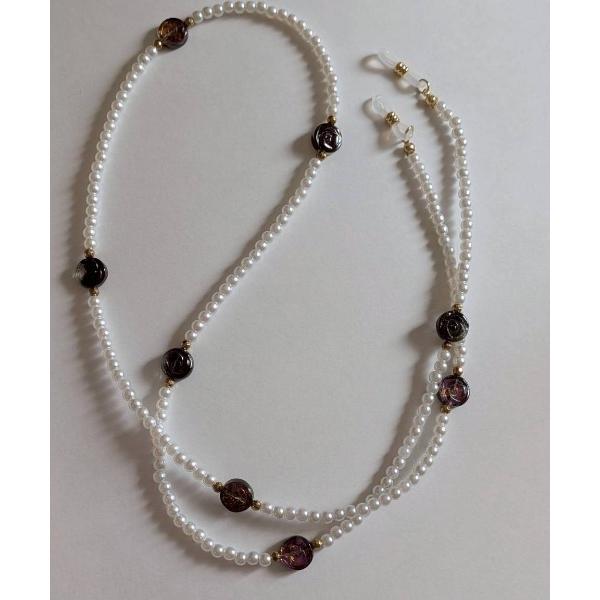 ZOZO問い合わせ番号:109012348ショップ:TONE，トーンブランド:tone，トーン商品名:【Freely】ビーズメガネストラップ(MA)カテゴリ:ファッション雑貨>メガネブランド品番:FR004素材:メッキ、ビーズ原産国:...