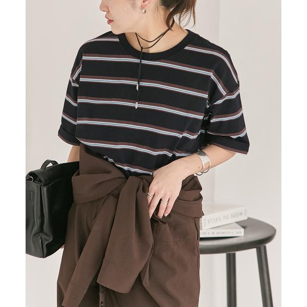 ZOZO問い合わせ番号:109012481ショップ:JOURNAL STANDARD，ジャーナルスタンダードブランド:JOURNAL STANDARD，ジャーナルスタンダード商品名:《追加3》汗ジミ防止ボーダービッグTカテゴリ:トップス&g...