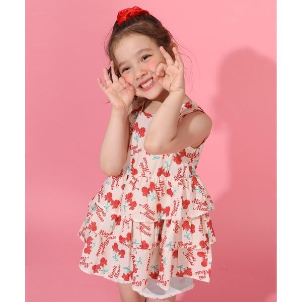 ZOZO問い合わせ番号:109012884ショップ:BABYDOLL，ベビードールブランド:Disney，ディズニー商品名:親子お揃い ディズニー チェリー総柄ワンピース 1747Kカテゴリ:ワンピース/ドレス>ワンピースブランド品番...