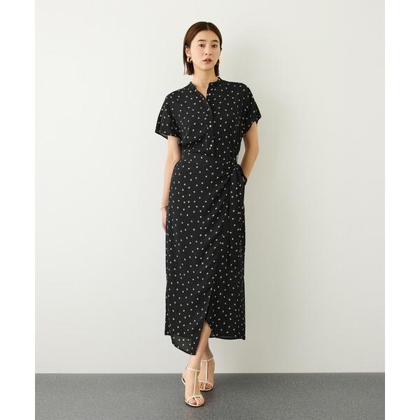 ZOZO問い合わせ番号:109013041ショップ:ROPE'，ロぺブランド:ROPE'，ロペ商品名:「DEVEAUX(デヴォー)」ドットラップワンピース/イージーケアカテゴリ:ワンピース/ドレス>ワンピースブランド品番:2026-A...