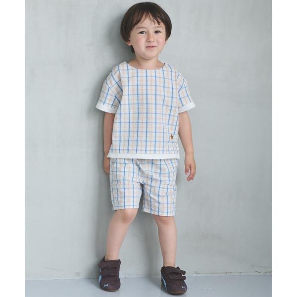 ZOZO問い合わせ番号:109050341ショップ:petit main，プティマインブランド:petit main，プティマイン商品名:【藤本美貴コラボ】BOYSチェックセットアップカテゴリ:ジャケット/アウター>セットアップブラン...