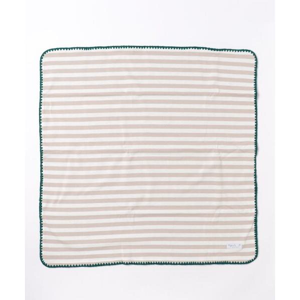※このアイテムは返品・交換対象外商品です。ZOZO問い合わせ番号:109050831ショップ:agnes b.，アニエスベーブランド:agnes b.，アニエスベー商品名:キッズ 細ボーダー コットン リバーシブル ベビーケットカテゴリ:マ...