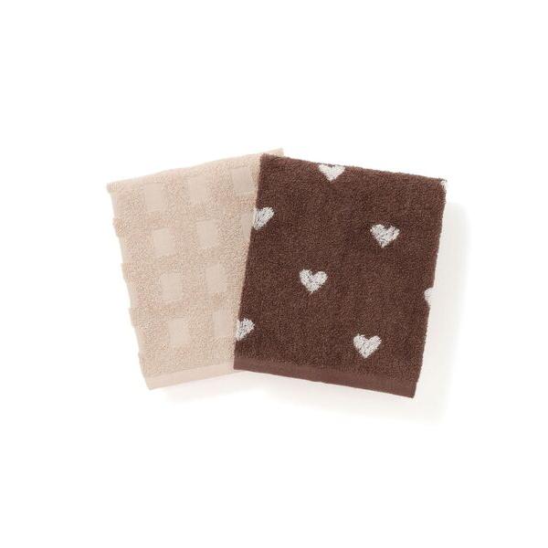 ZOZO問い合わせ番号:109051310ショップ:Francfranc，フランフランブランド:Francfranc，フランフラン商品名:ヴァレセットフェイスタオル ミニハート ブラウンカテゴリ:インテリア>タオルブランド品番:110...