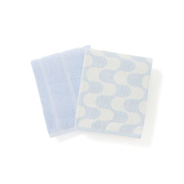 ZOZO問い合わせ番号:109051316ショップ:Francfranc，フランフランブランド:Francfranc，フランフラン商品名:ヴァレセットバスタオル ウェーブ ブルーカテゴリ:インテリア>タオルブランド品番:1105170...
