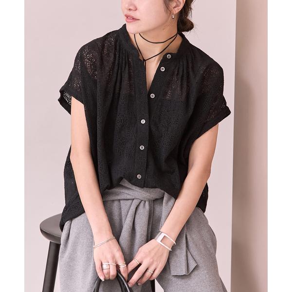 ZOZO問い合わせ番号:109088998ショップ:JOURNAL STANDARD，ジャーナルスタンダードブランド:JOURNAL STANDARD，ジャーナルスタンダード商品名:《追加3》レースタックボリュームシャツカテゴリ:トップス&...