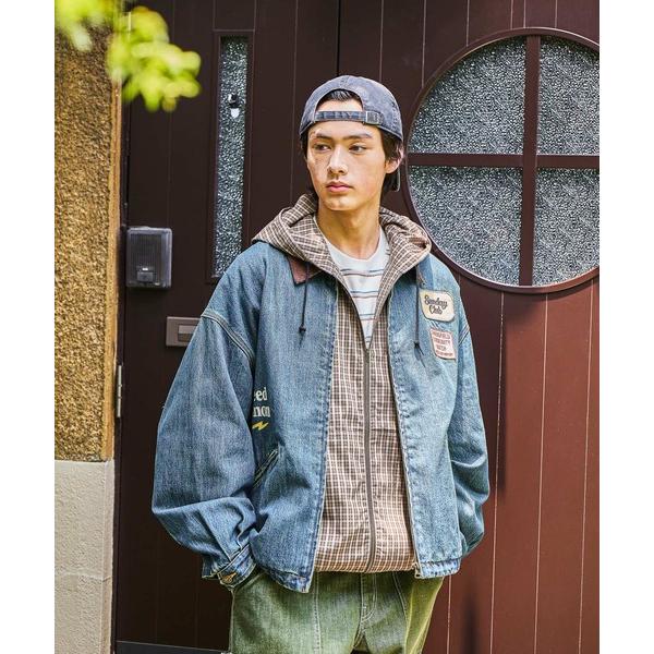 ZOZO問い合わせ番号:109126549ショップ:niko and...，ニコアンドブランド:niko and...，ニコアンド商品名:Denim Zip Work Jacket 「niko and ...JEANS」カテゴリ:ジャケット...