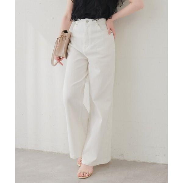 ZOZO問い合わせ番号:109126881ショップ:natural couture，ナチュラルクチュールブランド:natural couture，ナチュラルクチュール商品名:ゆるストレートストレッチセルフカットデニムカテゴリ:パンツ>...