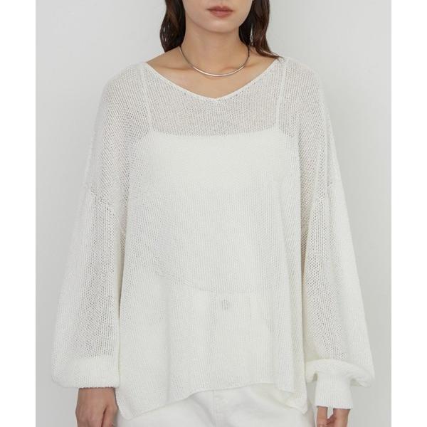 『タイムセール実施中』ZOZO問い合わせ番号:109127000ショップ:LOUNGEDRESS，ラウンジドレスブランド:LOUNGEDRESS，ラウンジドレス商品名:「さらりと上品/華奢見え」「JAPAN MADE」和紙鹿子2WAYニット...