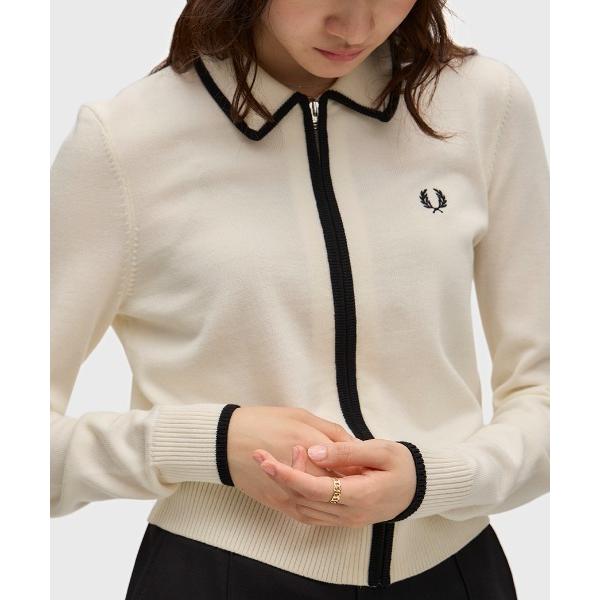 ZOZO問い合わせ番号:109127783ショップ:FRED PERRY，フレッドペリーブランド:FRED PERRY，フレッドペリー商品名:Zip-Through Knitted Shirt／ジップスルーニットシャツカテゴリ:トップス&g...
