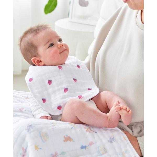ZOZO問い合わせ番号:109128533ショップ:aden + anais，エイデンアンドアネイブランド:aden + anais ，エイデンアンドアネイ商品名:aden + anais スナップビブ gelato pique ストロベリ...