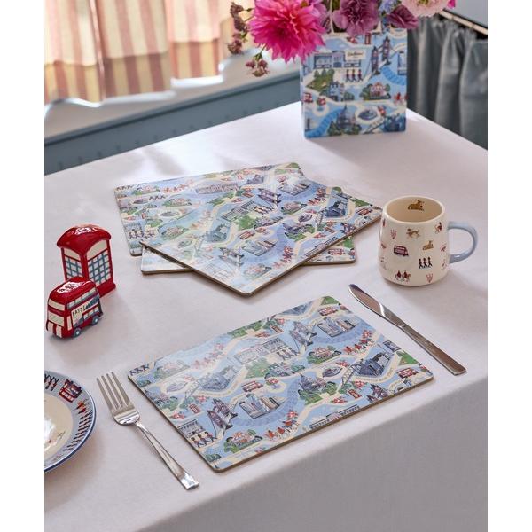 ZOZO問い合わせ番号:109129530ショップ:Cath Kidston，キャス キッドソンブランド:Cath Kidston，キャスキッドソン商品名:コルクバック プレースマット London Townカテゴリ:食器/キッチン>...