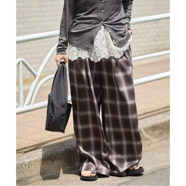 ZOZO問い合わせ番号:109140937ショップ:JOURNAL STANDARD，ジャーナルスタンダードブランド:JOURNAL STANDARD，ジャーナルスタンダード商品名:リヨセルチェックパンツカテゴリ:パンツ>その他パンツ...