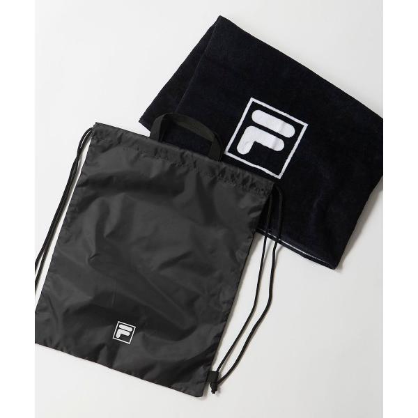 ZOZO問い合わせ番号:109165666ショップ:OP/RUSTY，オーピー/ラスティーブランド:FILA，フィラ商品名:【FILA:フィラ】キッズナップサック＆タオル2点セットカテゴリ:バッグ>バックパック/リュックブランド品番:...